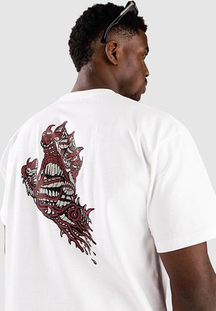 Santa Cruz Scourge Hand T-Shirt white