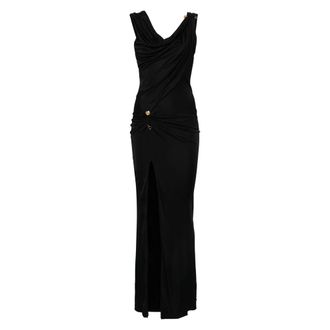 Versace Elegantes Schwarzes Kleid 1A12497 1020424 - - Dresses - Damen - Schwarzk - M