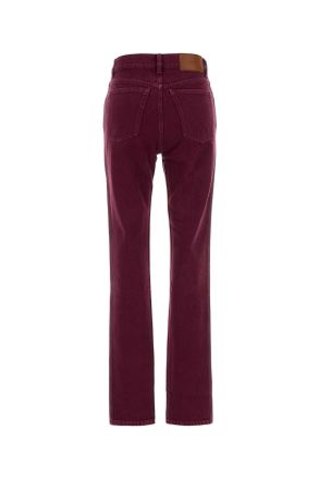 Chlo&eacute; Five-Pocket Denim Trousers - Purple