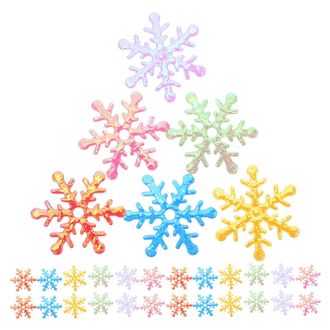 Artibetter 5000 St&uuml;ck Teiliges Schneeflocken Konfetti Wei&szlig; Glitzer Weihnachtsdeko Streudeko f&uuml;r Tischdeko Winterparty Year Party Supplies DIY Basteln Hochzeit Ge