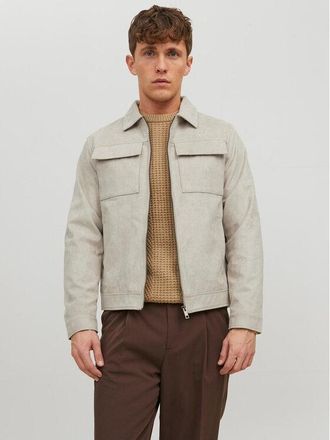 Jack & Jones Jack & Jones Jacke aus Kunstleder Payton 12213082 Beige Regular Fit