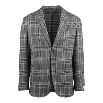 L.B.M. 1911 L.b.m. 1911, Homme, Vestes, Gris, Taille: 3XL Giacca Stondata