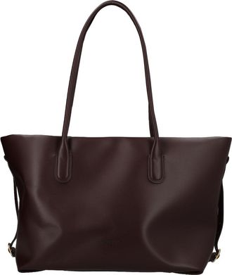 Themoir&egrave; Womens Handbag Taila Brown Recycled Polyester Handbags Hand Bags