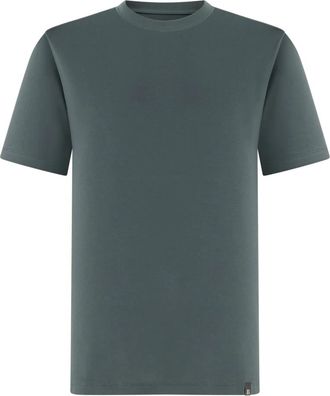 Boggi Milano Homme, Tops, Vert, Taille: 3XL T-Shirt en coton Supima stretch