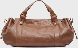 Gerard Darel Sac &agrave; main en cuir effet froiss&eacute; - 24H