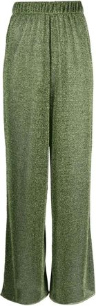 Os&eacute;ree Femme, Pantalons, Vert, Taille: 38 FR Lumiere Pants