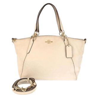 Coach Pre-owned Leder 2way Bag - - Pre-owned - Damen - Beige - ONE SIZE
