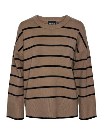 Pieces Pcmathilde Ls O-Neck Knit Noos Bc