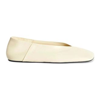 Jil Sander Ballerina - - Shoes - Damen - Wei&szlig; - 39 1/2 EU