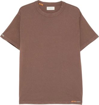 Paura Homme, Tops, Brun, Taille: XL Kansas Regular Tee Shirt Logo