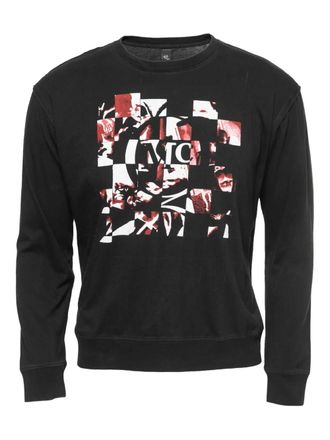 Alexander McQueen sweat à imprimé damier (2024) - Noir