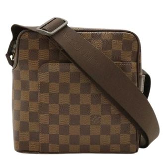 Louis Vuitton Pre-owned Damier Olaf PM Shoulder Bag - Femme - Pre-owned - Brun - Taille: ONE Size