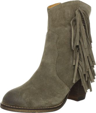 Buffalo London 412-0890 COW SUEDE 138828, Damen Fashion Halbstiefel & Stiefeletten, Grau (GREY 01), EU 36