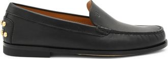Tod's Black Leather Loafers - Gr. 36,5 (EU) - in Schwarz