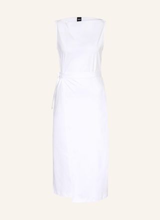 HUGO BOSS Wickelkleid Emiaky Aus Jersey weiss