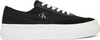 Calvin Klein Jeans Sneakers Vulc Flatform Low Cv Mix Mg YW0YW01770 Schwarz