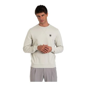 Belstaff SweaT-shirt en coton pour homme - Homme - Sweatshirts et sweats &agrave; capuche - Beige - Taille: M