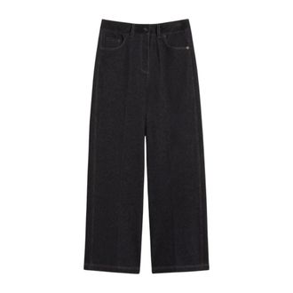 Max Mara Femme, Jeans, Bleu, Taille: 42 FR Jean large en denim