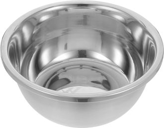 Hemobllo Edelstahl-Rührschüssel 28 Cm Multifunktional Rührschüssel Servierschüssel Für Küche Suppenhalter Haushalt Metallgeschirr Große Metall