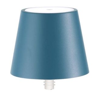 Zafferano Lampe Poldina Stopper, Lampe-Capuchon Rechargeable Sans Fil avec Contrôle Tactile, Convient pour Salon et Extérieur, Variateur, 2200-3000 K, Hauteur 1