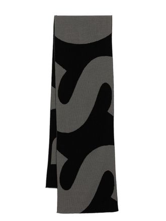 BOSS écharpe Arev - Noir