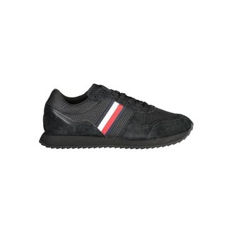 Tommy Hilfiger Polyester Sneaker - - Shoes - Herren - Schwarzk - 40 EU