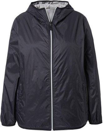 Ulla Popken Outdoorjacke HYPRAR Wendejacke wasserabweisend Kapuze