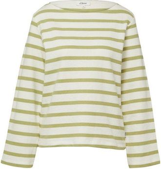 s.Oliver Sweatshirt Sweatshirt Leichtes Sweatshirt im Regular Fit