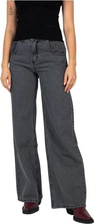La Haine Inside Us Lw833 Jean Large - Femme - Jeans - Gris - Taille: 48 FR
