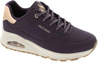 Skechers Femme Uno - Shimmer Away Basket, Violet, 39 EU