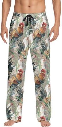 Generic Jean Taille Haute Coupe Droite Femme Jeans Grande Gaze avec Carreau Trou&eacute; Respirant Mesure Ethnique Haut Infroissable Devant Salle Fran&ccedil;aise Hip Meill