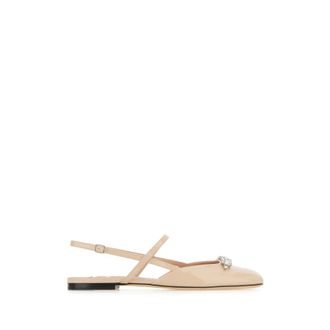 Jimmy Choo London Belinda SB Flat - - Shoes - Damen - Beige - 40 EU
