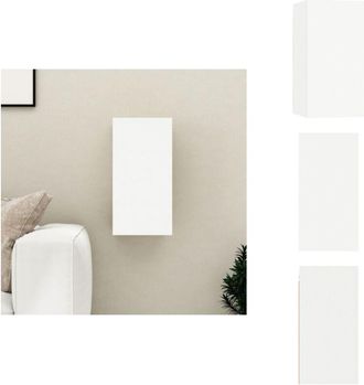 vidaXL Vidaxl - Meuble tv Blanc 30,5x30x60 cm Bois dingénierie - Meubles Tv Suspendus - Meuble Tv Blanc - Rangement Mural - Meuble Tv Moderne - Étagère