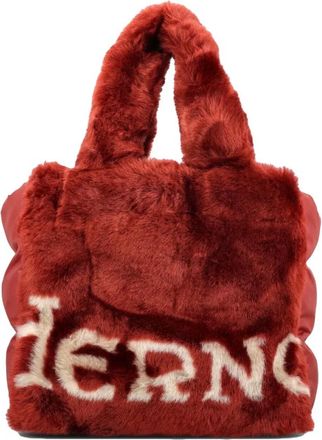 Herno Femme, Sacs, Rouge, Taille: ONE Size Sac Fourre-Tout en Fausse Fourrure