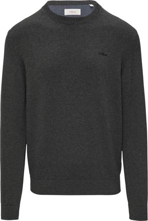 s.Oliver Pullover mit Logo-Stitching