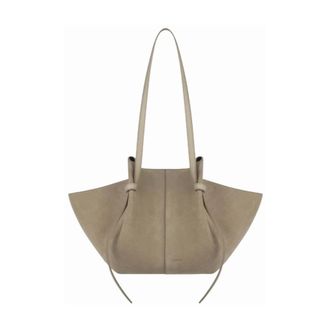 Yuzefi Femme, Sacs, Beige, Taille: ONE Size Mochi Suede