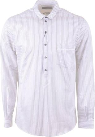 Dolce & Gabbana Homme, Chemises, Blanc, Taille: M Exclusive Long Sleeve Stripes Shirt