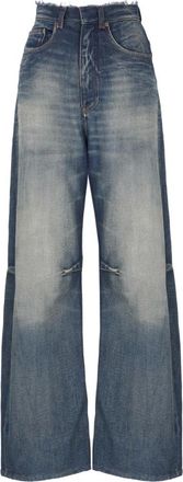 Maison Margiela Femme, Jeans, Bleu, Taille: W26 Jean large