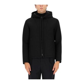 Herno Homme, Vestes, Noir, Taille: 2XL Veste zipp&eacute;e &agrave; capuche