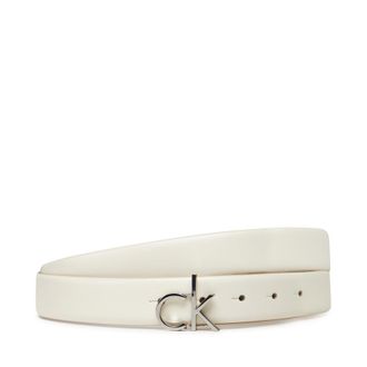Calvin Klein Damengürtel Calvin Klein Ck Buckle Belt 3.0_Smooth K60K613156 Weiß