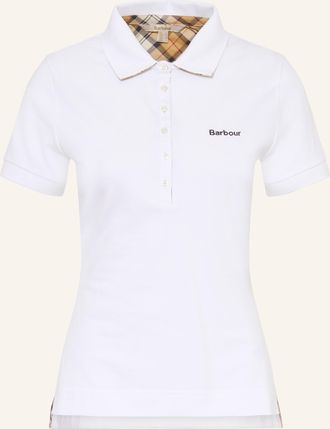 Barbour Jersey-Poloshirt Portsdown weiss