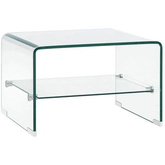 vidaXL Couchtisch Transparent 50&times;45&times;33 cm Hartglas - Vidaxl