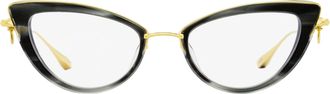 Valentino VLX-123-CH Cat-eye Titanium Eyeglasses - Gold