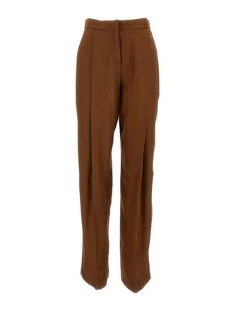 Elisabetta Franchi Pantalons D&eacute;contract&eacute;s - Marron