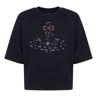 Vivienne Westwood Kurzarm Raglan Sweatshirt - - Sweatshirts & Hoodies - Herren - Schwarzk - M
