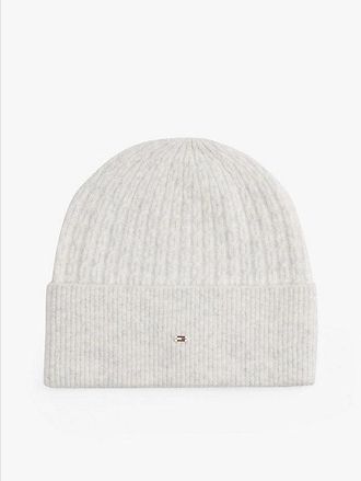 Tommy Hilfiger Bonnet en maille torsadée à drapeau Tommy