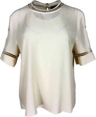 Fabiana Filippi T-Shirt - Cr&egrave;me