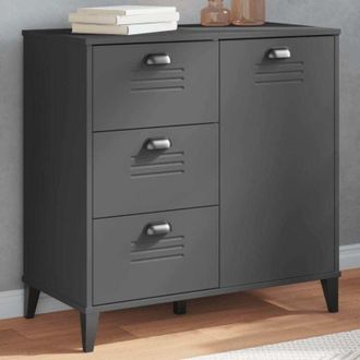 vidaXL Sideboard viken Anthrazit 80x40x80 cm Holzwerkstoff Vidaxl