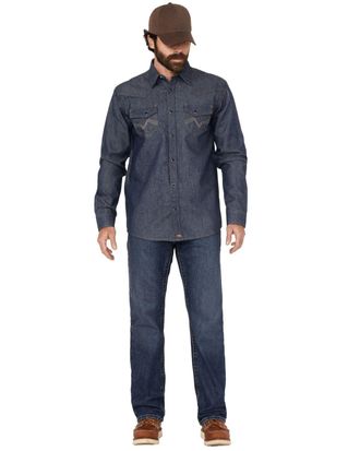 Ariat Flame Resistant M4 Low Rise Boot Cut Jean, Flint, 35 x34