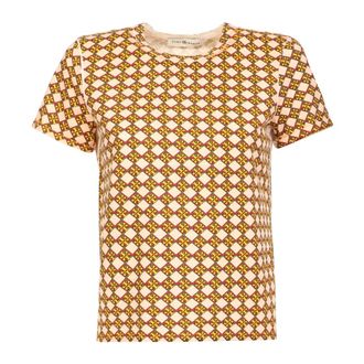 Tory Burch Femme, Tops, Multicolore, Taille: 38 FR T-shirt &agrave; Carreaux Multi